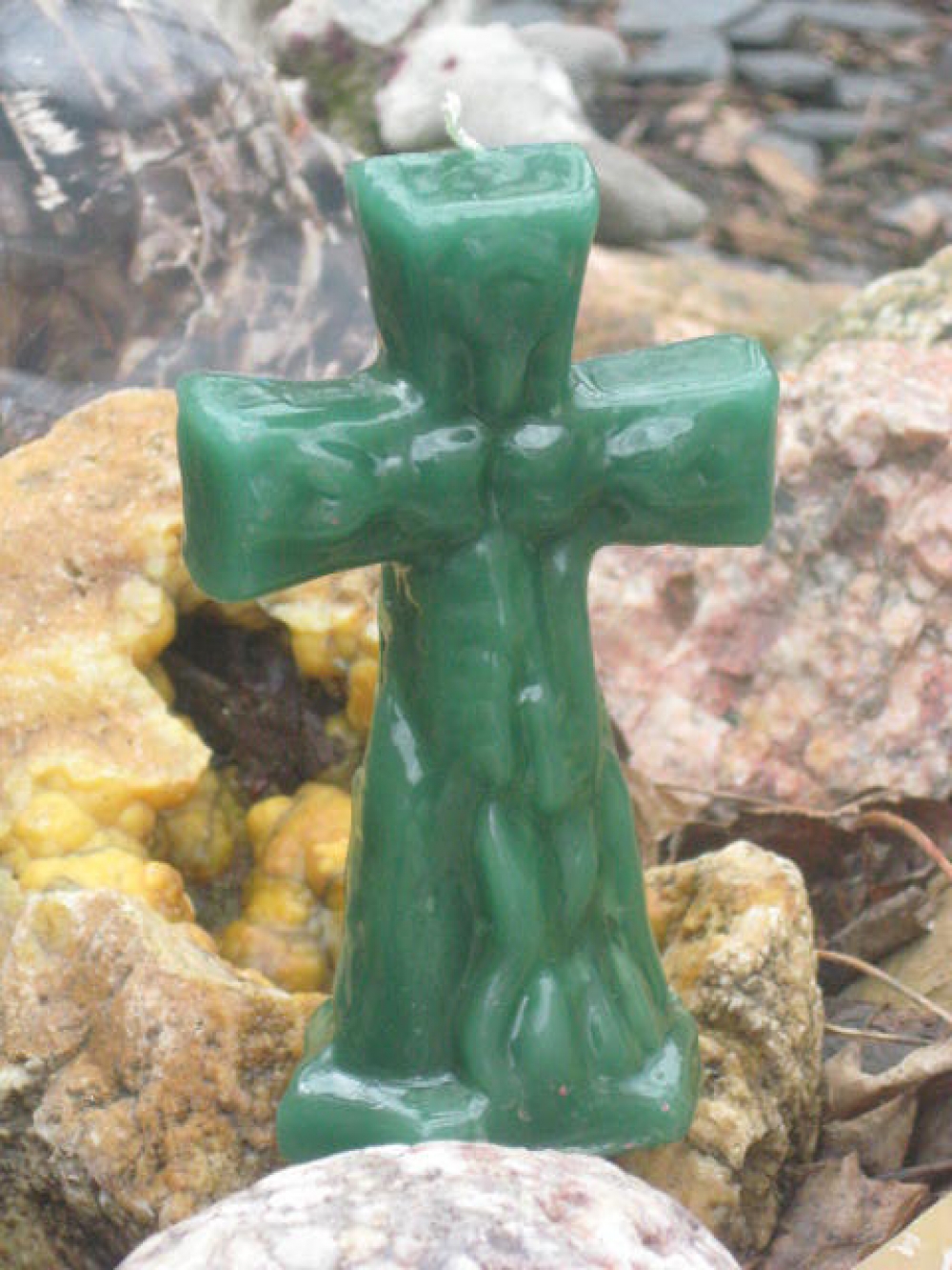 Custom Green Master Key Crucifix Candle-Hoodoo-Voodoo-Witchcraft-Loaded ...