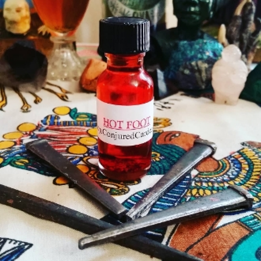 Hot Foot Oil-To Banish Abusers and Users, Foot Traffic Magick ...