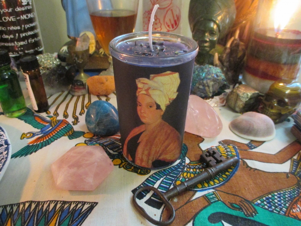 Marie Laveau Voodoo Priestess Statue and Altar Set-Famous Voodoo Queen ...