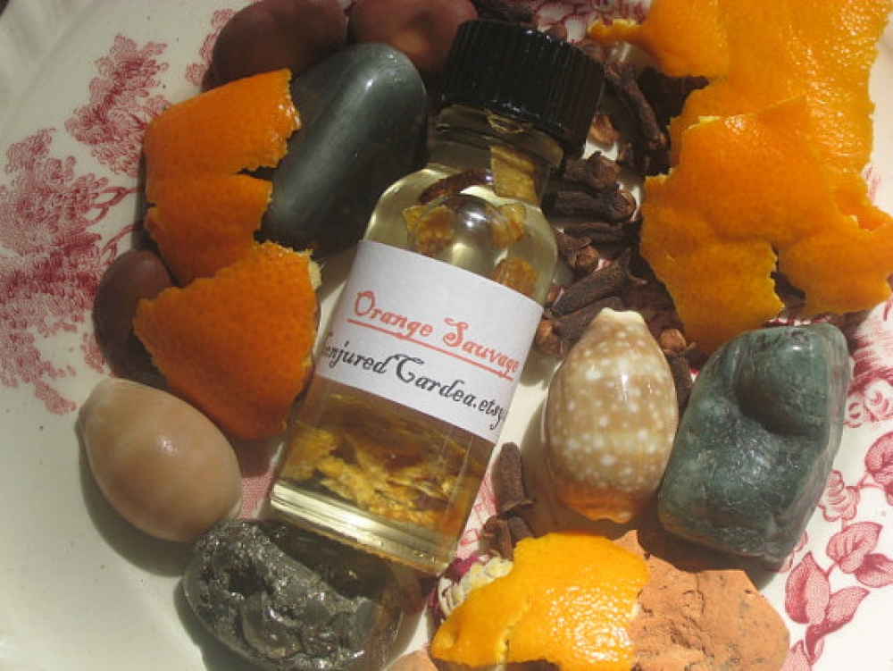Orange Sauvage Oil-Hoodoo, Voodoo, Witchcraft-Marriage Proposals, Money ...